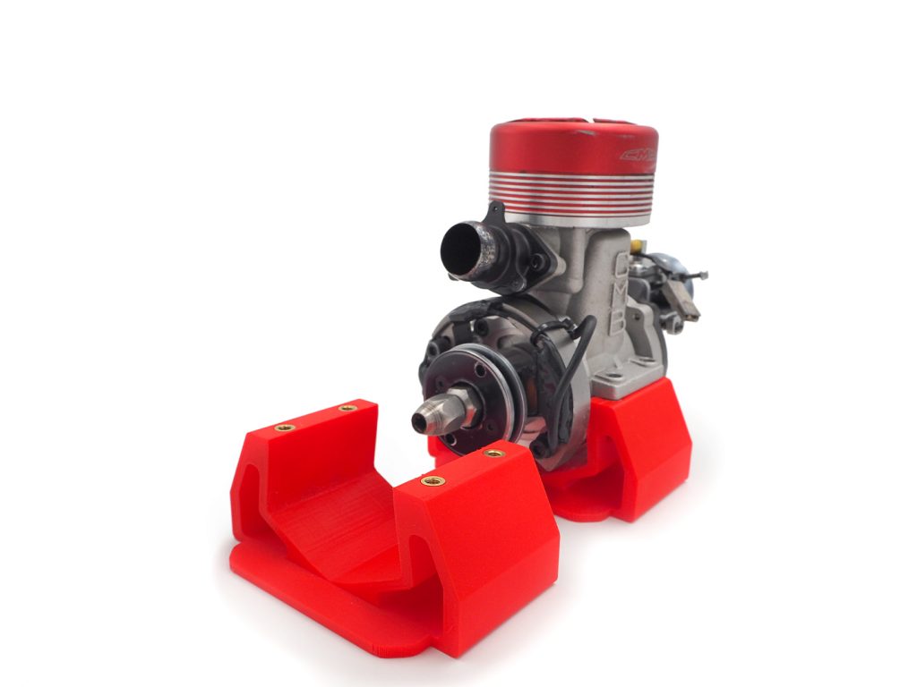 Gas engine holder for display/maintenance - Tempest Rc Boats